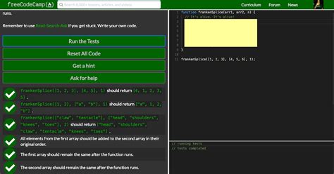 just a few things basic algorithm scripting slice and splice