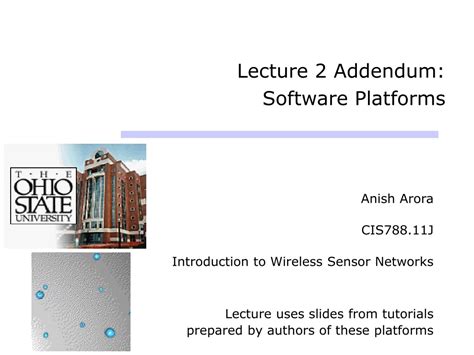 Ppt Lecture 2 Addendum Software Platforms Powerpoint Presentation