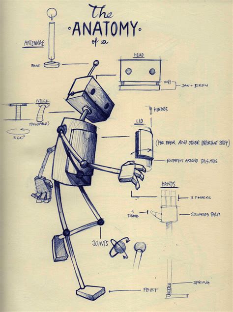 The Anatomy Of A Robot By Purakashi On Deviantart