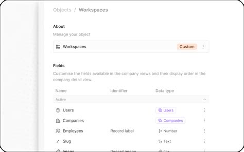 Twenty Standard Objects