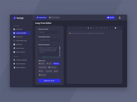 From Editor Web App Ui Designs