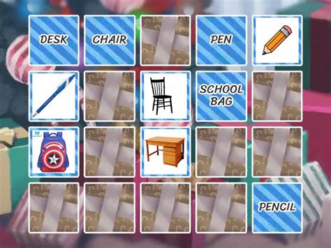 In The Classroom Matching Pairs