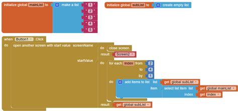 Transfer List To Another Screen Mit App Inventor Help Mit App