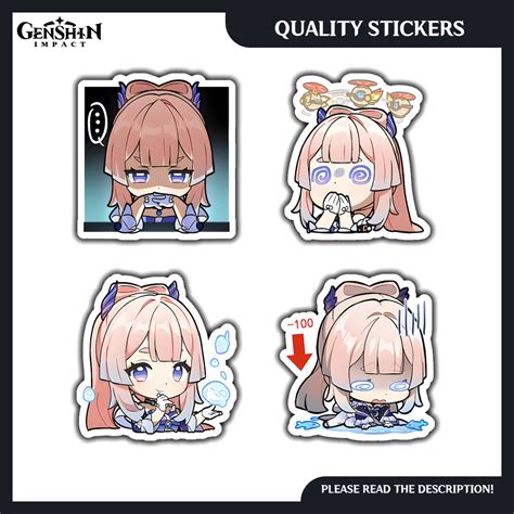 Sangonomiya Kokomi Genshin Impact Emoji Stickers Shopee Philippines