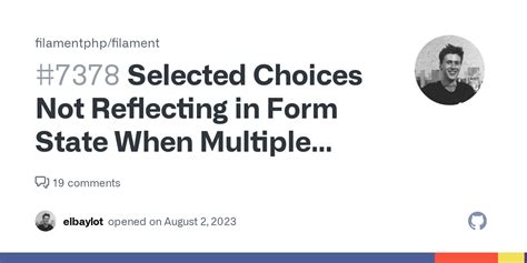 Selected Choices Not Reflecting In Form State When Multiple Select Field Is Populated Using A