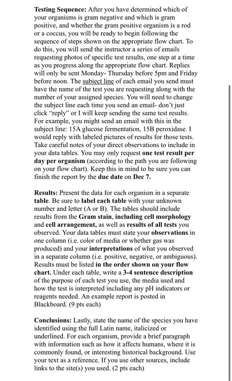 Solved Example Of The Flow Chart Testing Sequence After You Have Course Hero