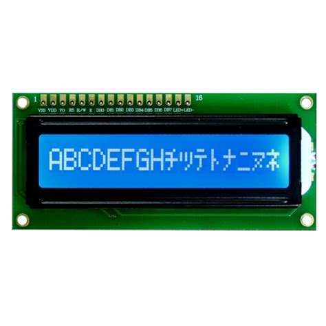 Factory Price Big 1601 Lcd Display 16x1 Character Blue 16 Pin LCD Module