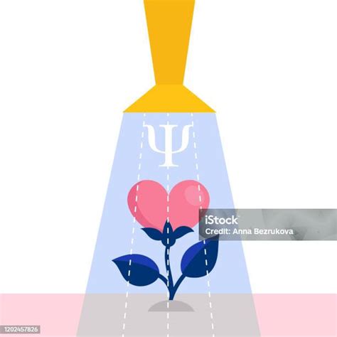 급수는 하트 의 형태로 꽃을 물을 수 있습니다 심리적 지원의 개념 정서적 정신적 부상을 치유 심리학자의 도움과 지원 플랫 벡터 일러스트레이션 개념에 대한 스톡 벡터 아트 및