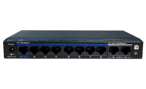 8 Port Fe Poe 2 Port Gigabit Ethernet Switch