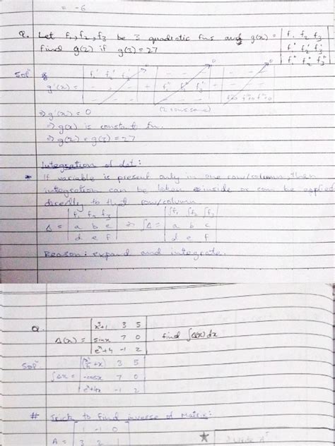 Integration Of Determinant Notes Pdf Integration Of Determinant Notes Pdf