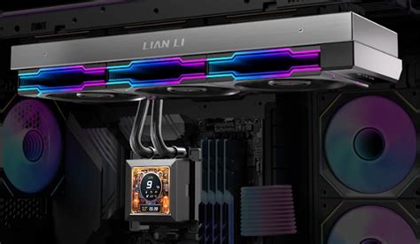 Tản Nhiệt Nước Aio Lian Li Hydroshift Lcd 360tl White