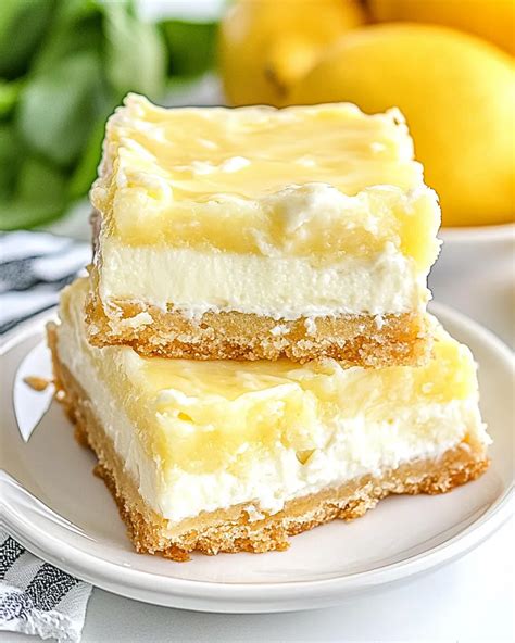 Lemon Cream Cheese Bars Juicy Dish