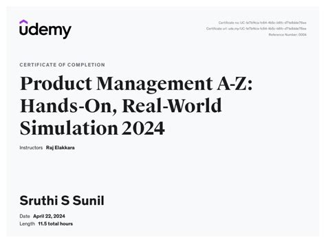 Sruthi Sunil On Linkedin Udemy Certification Productmanagement Altaireinsights