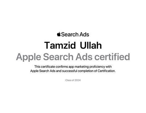 Tamzid Ullah On Linkedin Applesearchads Certified Appadvertising Digitalmarketing
