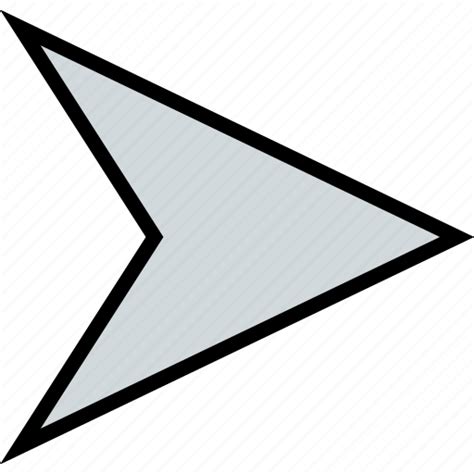 Gps Right Arrow Point Icon Download On Iconfinder