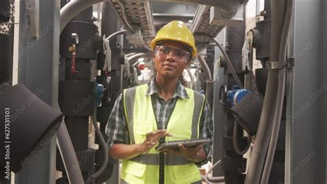 Engineers Check Control Systems For The Proper Functioning Of Critical
