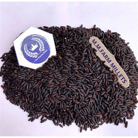 Organic Black Rice Karuppu Kavuni Boiled Rice Medium Grain Parboiled 50 Kg At Best Price In