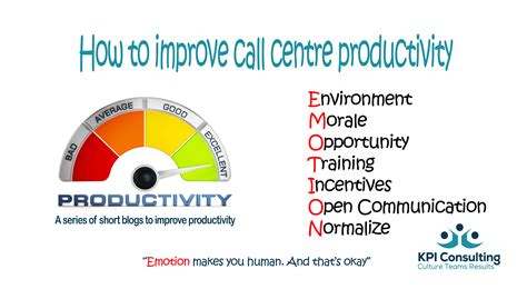 How To Improve Call Centre Productivity Environment Kpi Consulting