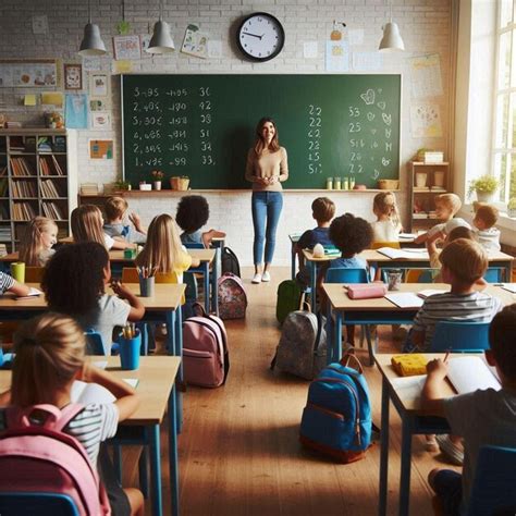 Classroom Learning Premium Ai Generated Image