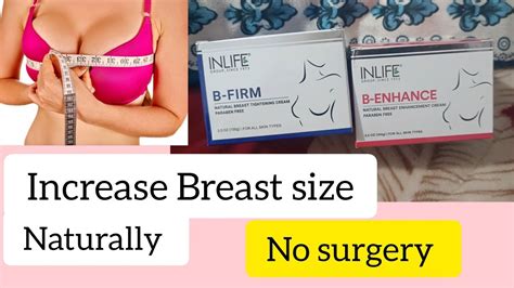 Inlife Breast Enhancement Breast Tightening Cream Bigbreast Nopain Youtube