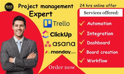 Setup Expert Trello Clickup Asana Monday Crm Project Management By