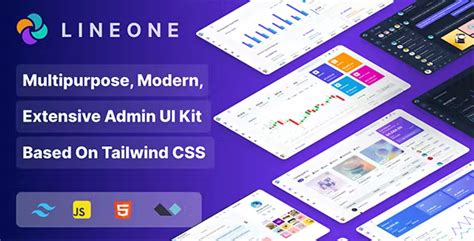 lineone multipurpose admin and webapp ui kit based on tailwind css