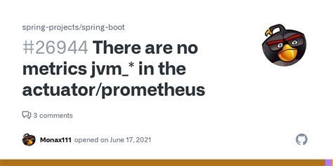 There Are No Metrics Jvm In The Actuatorprometheus · Issue 26944
