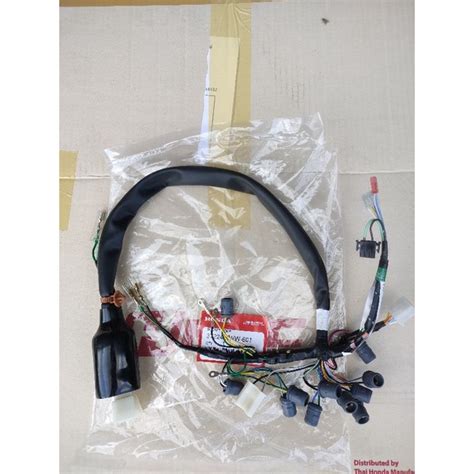 37224 Kww 601สายไฟเรือนไมล์แท้เวฟ110iรุ่นแรก สตาร์ทเท้า รุ่นดั้มเบรคหน้า รุ่นปี2009 2010 รุ่น