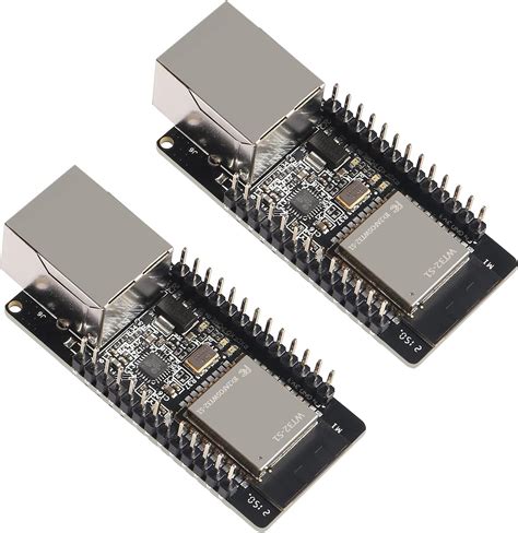 Dweii 2 Pack Wt32 Eth01 Esp32 Module Ethernet Wifi