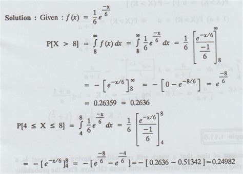 Exponential Distribution Formula Solved Example Problems Random