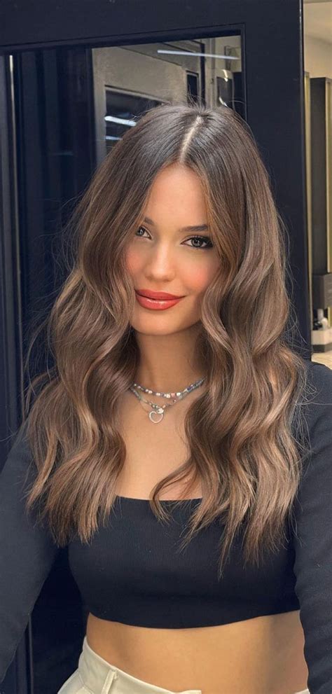 Trendy Hair Colour Ideas Hairstyles Charming Sugar Brown Balayage