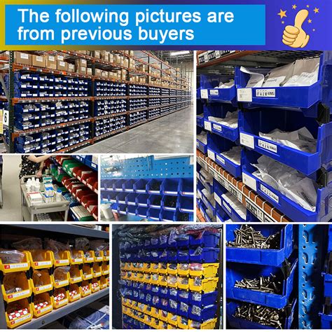 LEADLOONG V Series Stackable Parts Bin Combinable Multi Tools Organizer Hardware Storage