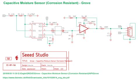 Capacitive Soil Moisture Sensor Schematic