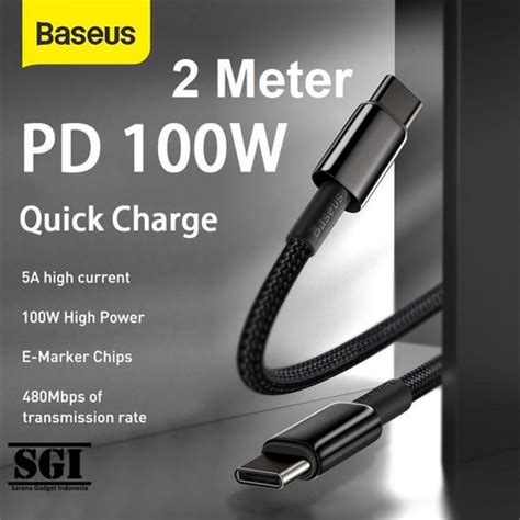 Jual Baseus Kabel Data Tungsten Type C To Type C W A M Fast Charging Kab Tangerang