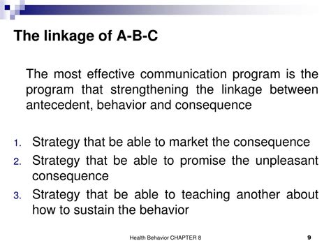 PPT APPLIED BEHAVIOR ANALYSIS ABC Antecedent Behavior Consequence PowerPoint