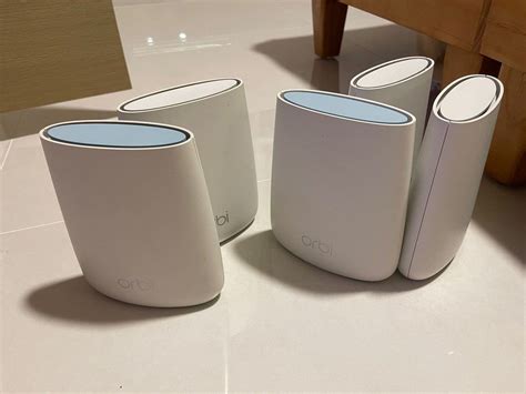 netgear orbi wifi router rbr20 main and satellite computers and tech