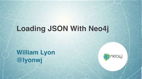 Loading Json With Neo4j Youtube