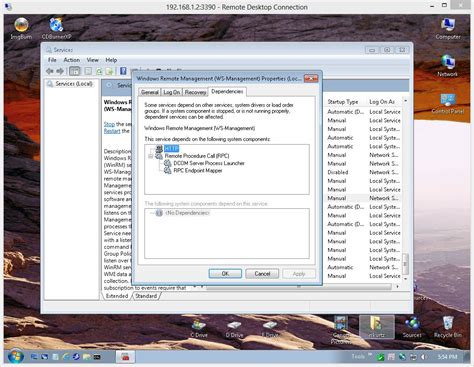 cannot start winrm service which file is missing windows vista and