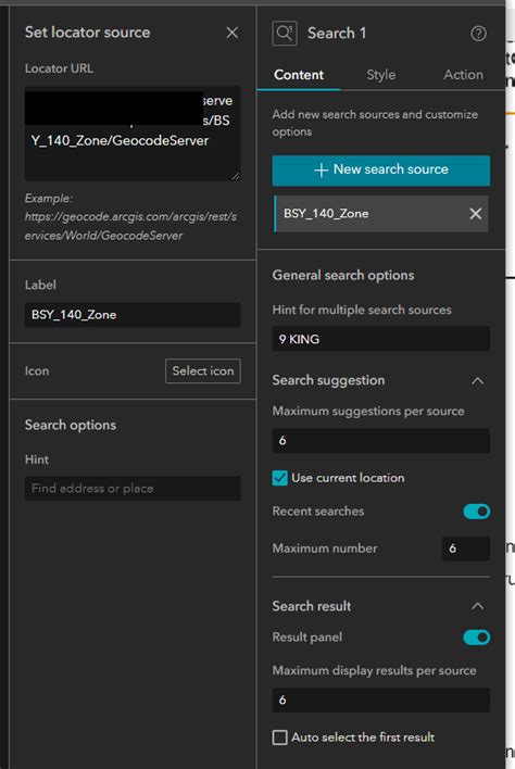 Custom Locator Configuration In Search Widget Esri Community