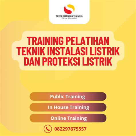 Pelatihan Teknik Instalasi Listrik Dan Proteksi Listrik Surya Indonesia Training