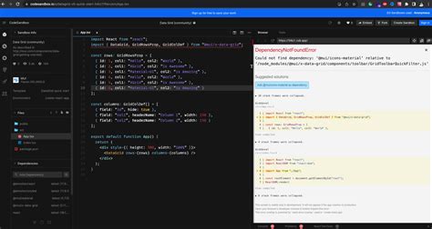 DataGridPro UseResizeContainer The Parent Of The Grid Has An Empty Width Issue 4911 Mui