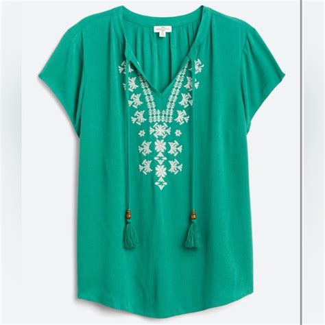 mason and belle tops mason belle kinsley flutter sleeve embroidered top poshmark