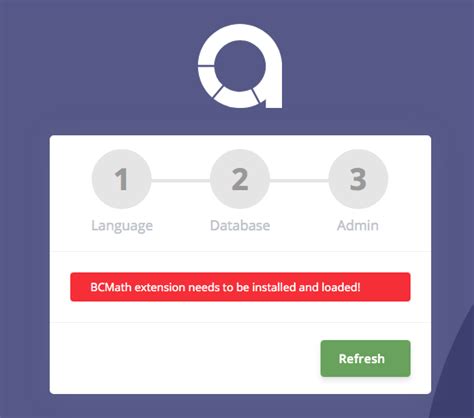 bcmath extension needs to be installed and loaded · issue 6 · woahbase alpine akaunting · github