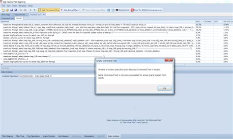 Index Analysis Is Not Working In My Sql Sentry Tool Any Experts Sqlservercentral Forums