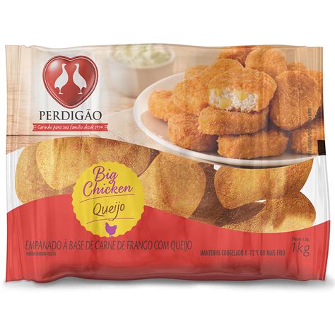 [empanado Perdigao 1kg Big Chicken Queijo] Bistek Supermercados