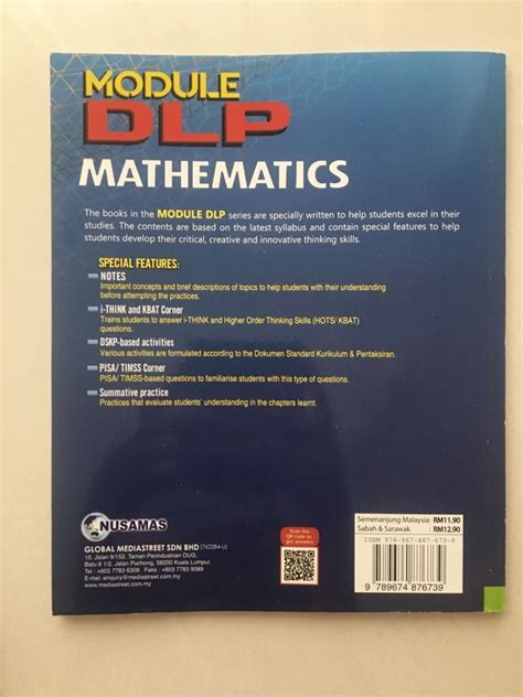 Module Dlp Mathematics Form 3 Mathematic Exercise Book Hobbies And Toys