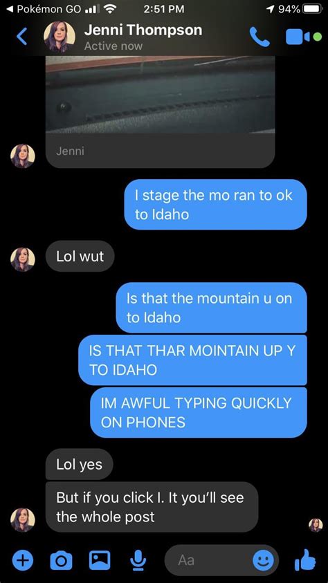 I Was Trying To Text My Mom Im Not Good With Typing On Phones R