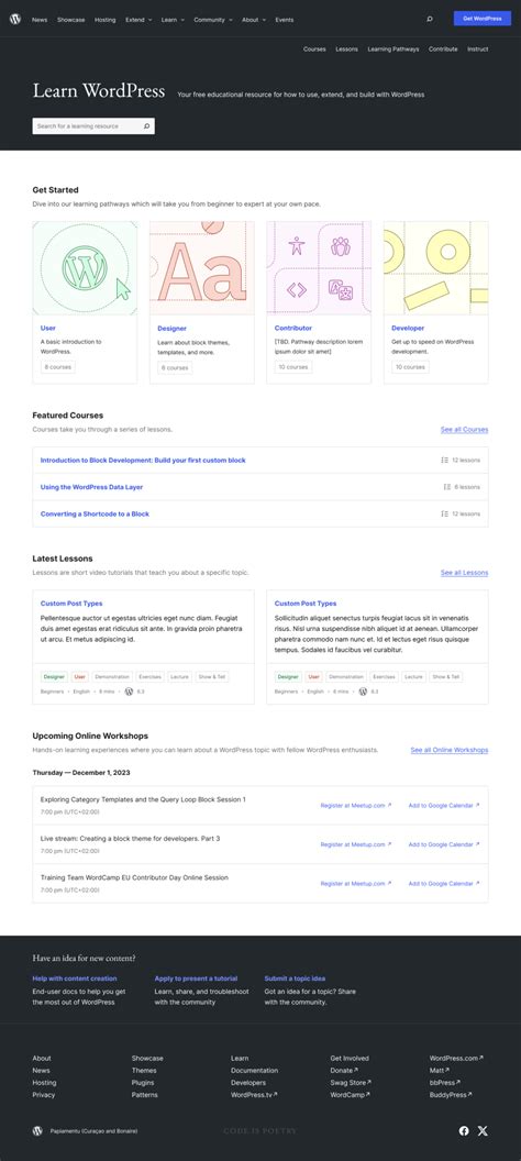 Learning Pathways And Website Redesign Wp Tavern Spektrodesign