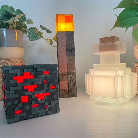 Minecraft Lampe De Table Redstone Elbenwald
