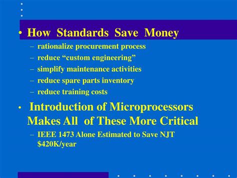 PPT The Development Of IEEE Standards For The Rail Transit Industry PowerPoint Presentation